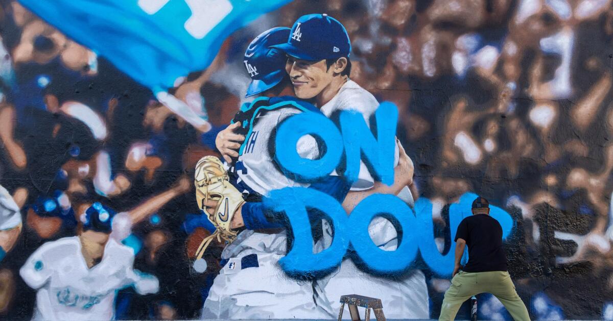 “Dodgers Rule”: el artista de graffiti Chaka, otros inspirados por ...