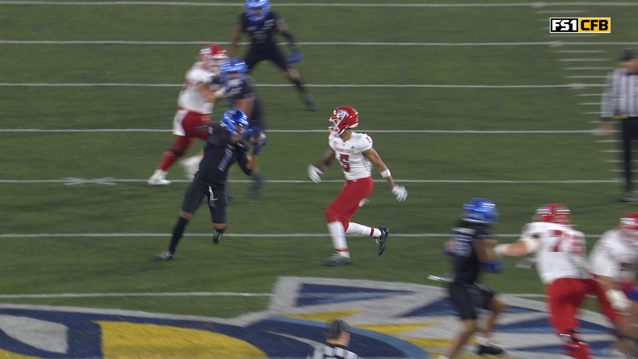 Jordan Pollard de San Jose State intercepta un pase y regresa 58 yardas ...