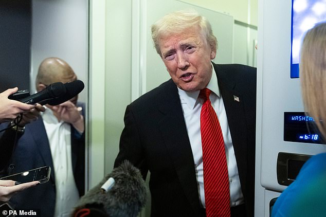 Trump dice que “se siente mal” por la familia real después de que ...